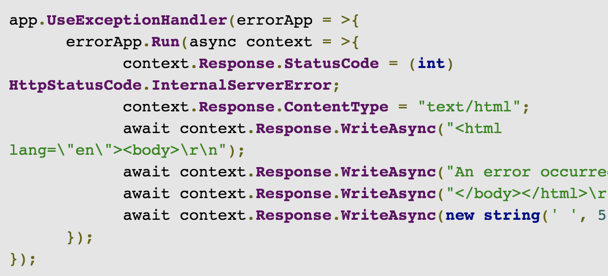 How To Use The Developer Exception Page In Aspnet Core Mvc 6297